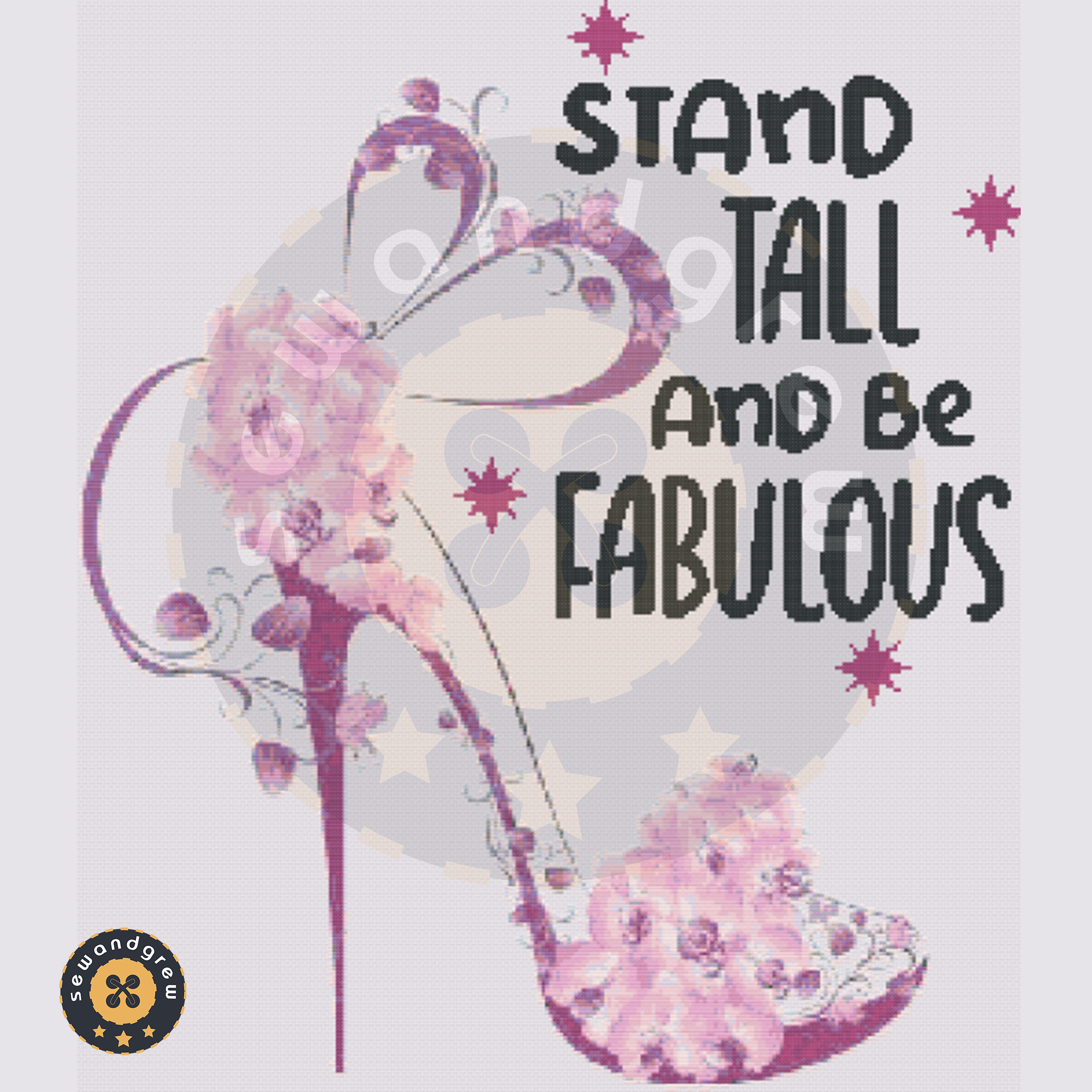 Be Fabulous Cross Stitch Embroidery - SewandGrew