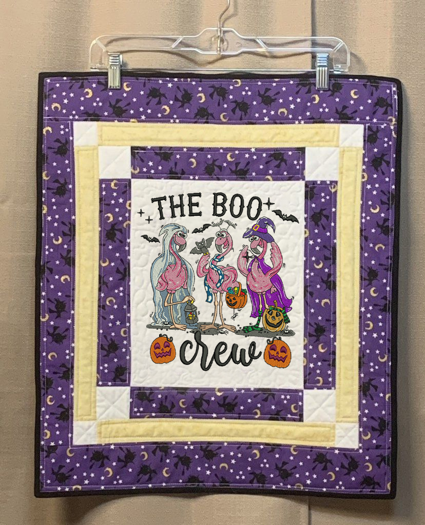 The Boo Crew Embroidery Design - SewandGrew